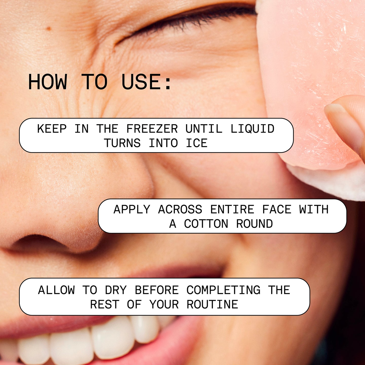 Nice Ice Frozen Toner Pods | Sofie Pavitt Face