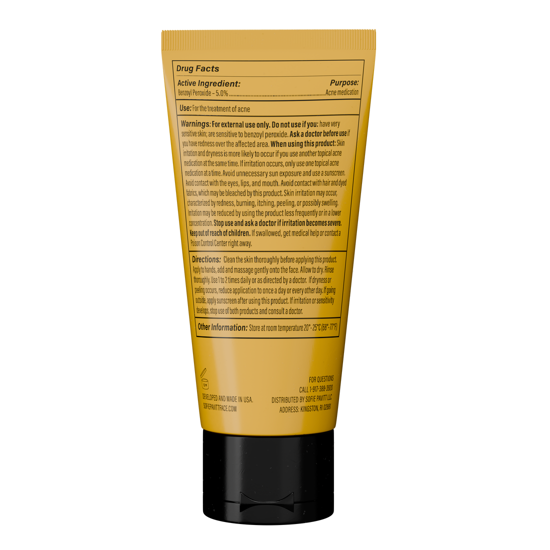 Reset Benzoyl Peroxide Acne Treatment Mask – Sofie Pavitt Face