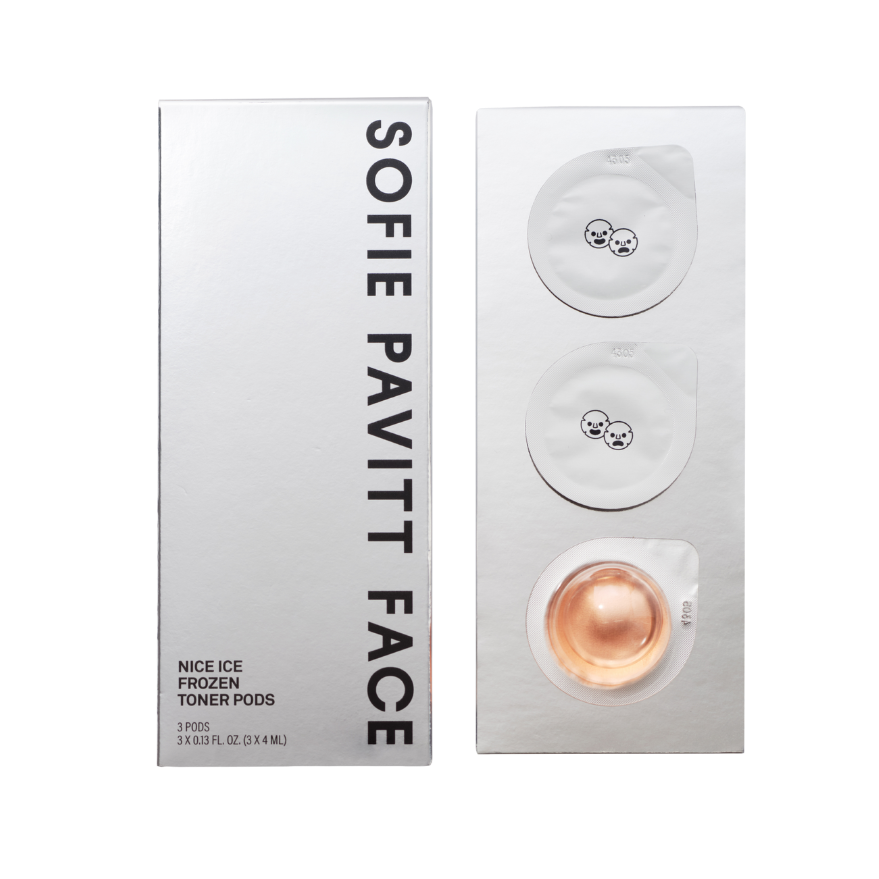 Nice Ice Frozen Toner Pods | Sofie Pavitt Face